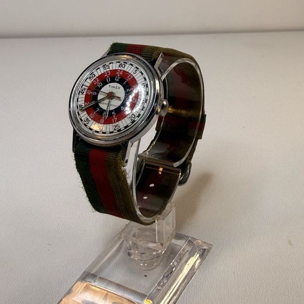 Rare Vintage Timex Bullseye Sprite Wind-Up Wristwatch | 231702472 ...