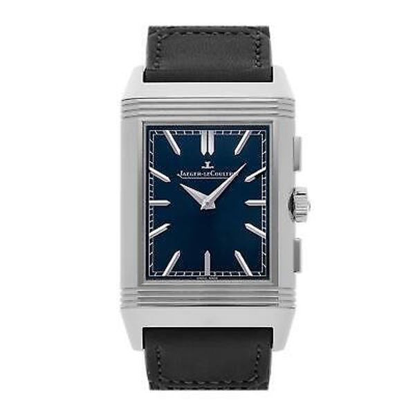 Jaeger-LeCoultre Reverso Tribute Chronograph Manual Wind Steel Watch ...
