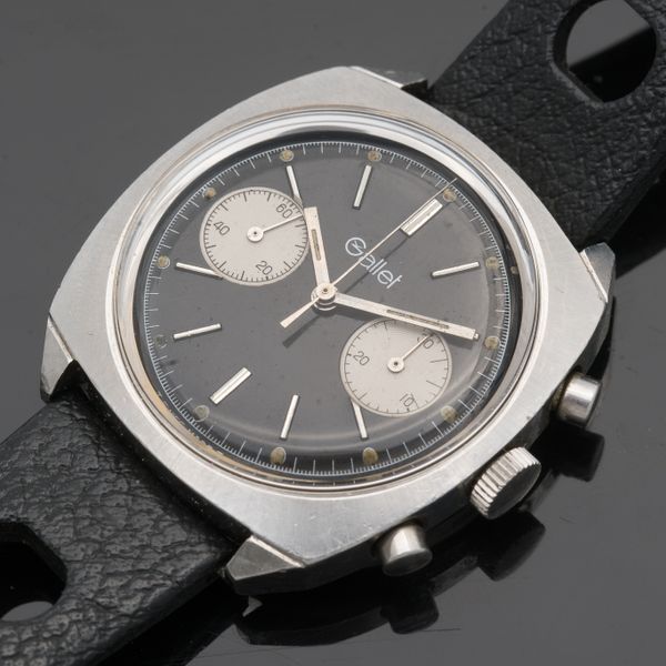 FS: Gallet Reverse Panda Chronograph ~ Valjoux 7733 ~ 1960s ...