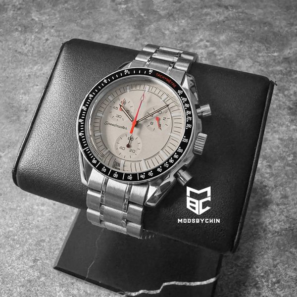 [MOD] Omega x Swatch Moonswatch Mission To Moon Jupiter Metal Case Mod ...
