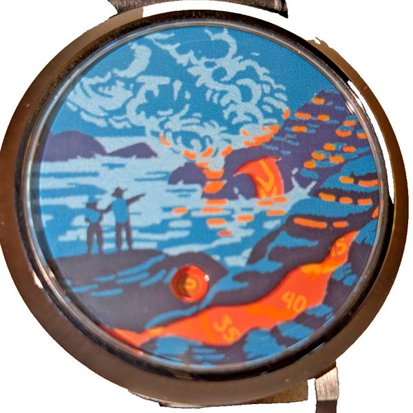 Asterisk Men's watch Automatic LIMITED ED. Hawaii Volcanoes QUICK SHIP ...