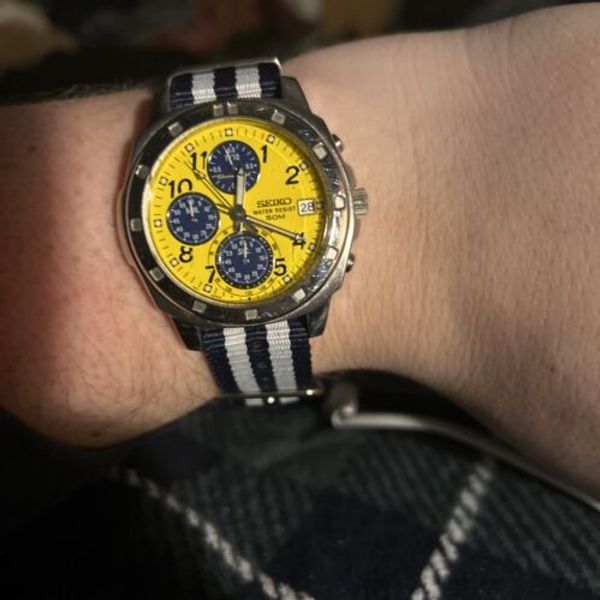 Seiko Mens Chronograph - SND409 | WatchCharts Marketplace