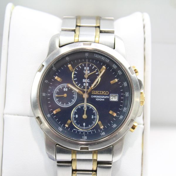 Mens Seiko Watches With Boxes Quartz Working x 2 | WatchCharts Marketplace