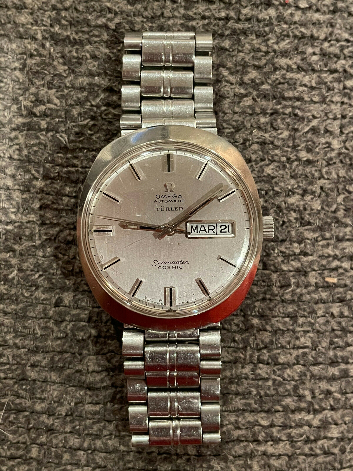 Vintage Omega Automatic Turler Seamaster Cosmic 166035-TOOL 107 | WatchCharts Marketplace