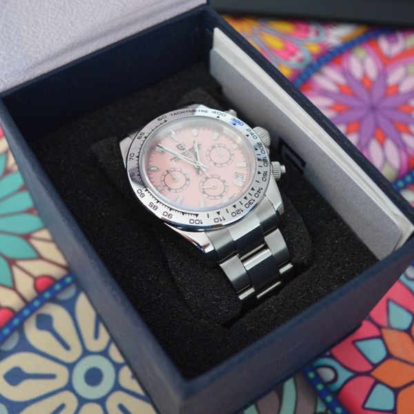 Pagani Design PD-1727 Seiko VK63 Chronograph Stainless Steel Sapphire ...