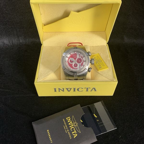 53mm Invicta Reserve Bolt Zeus Race Team Men SWISS Watch Quartz Red ...