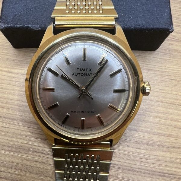 Vintage 1978 Menâ s Timex 37MM Viscount AUTOMATIC WATCH, RUNNING ...