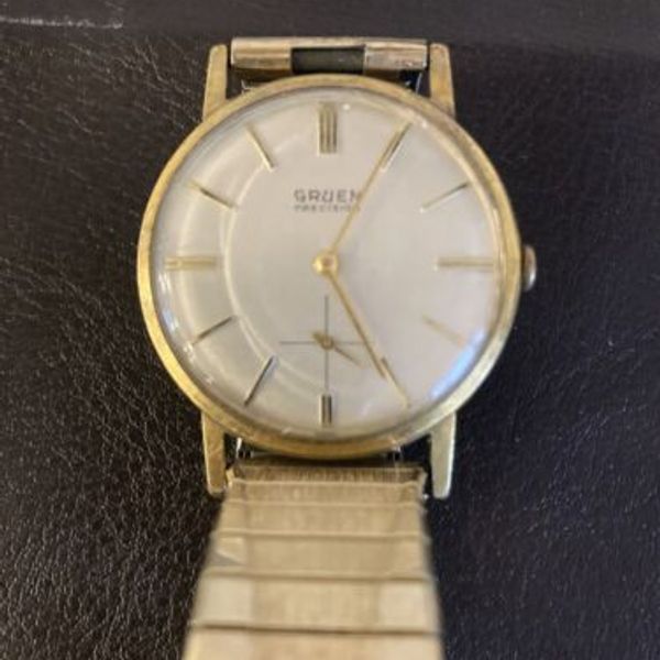 Vintage Gruen Precision 510 1960â s James Bond Mens Watch | WatchCharts ...