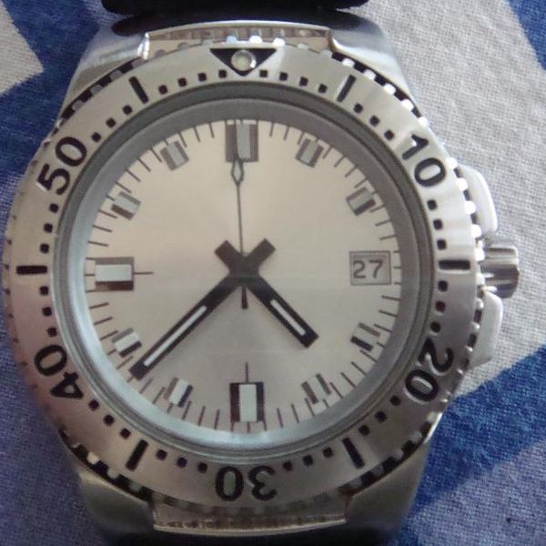 SOLD: Modified Seiko SKXA61 - Silver Soxa Dial | WatchCharts