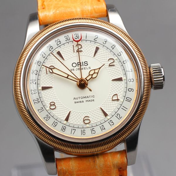 [Near MINT] ORIS Big Crown Pointer Date 7551 Men's Automatic Watch From ...