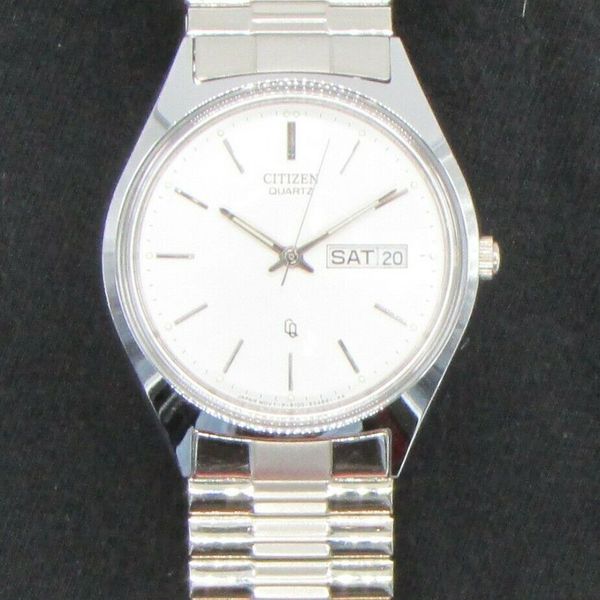Citizen Quartz Men's Watch, 6100, Silver Flex Band | WatchCharts ...