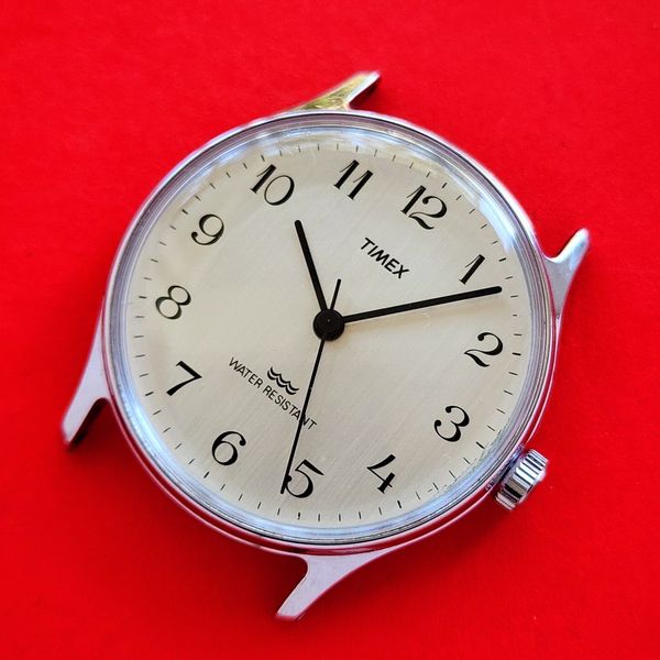 Timex Mechanical Watch Vintage Dial Movement Crown Stem 64 For Repair ...