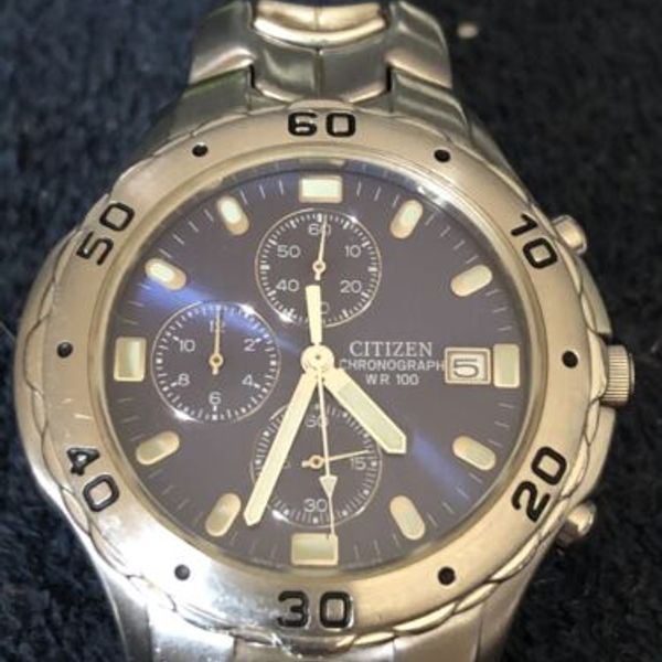 Citizen Chronograph Watch 0510-S92294 WR 100m New Battery | WatchCharts ...