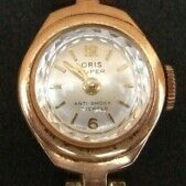 ORIS Super Lunette Plaque G 10 Microns FOND ACIER INOX 17 Jewell ...