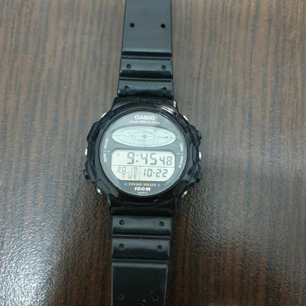 CASIO COSMO PHASE CGW-50 RARE 830 HALLEY COMET | WatchCharts Marketplace