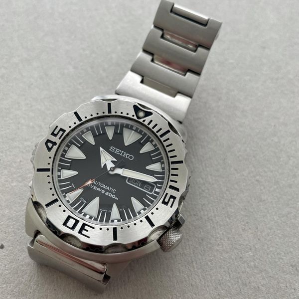[WTS] Seiko SRP307 Black Monster - full kit with extra MM300 waffle ...