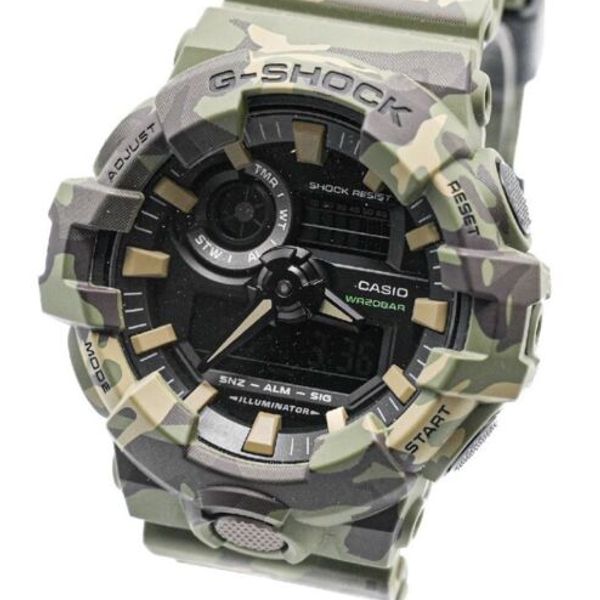 Casio G-Shock Camo Case Resin Strap Watch - (GA700CM-3A) | WatchCharts ...