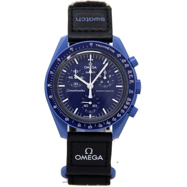 Swatch MoonSwatch Mission to Neptune (SO33N100) Market Price | WatchCharts