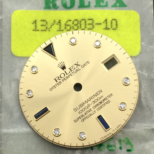 FS: 16808 /16618 Submariner " Sultan Dial" with Blue Sapphire and ...