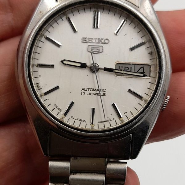 Watch Men's Seiko 5 Automatic 17 Jewels 7009-6001 Day/Date | WatchCharts Marketplace