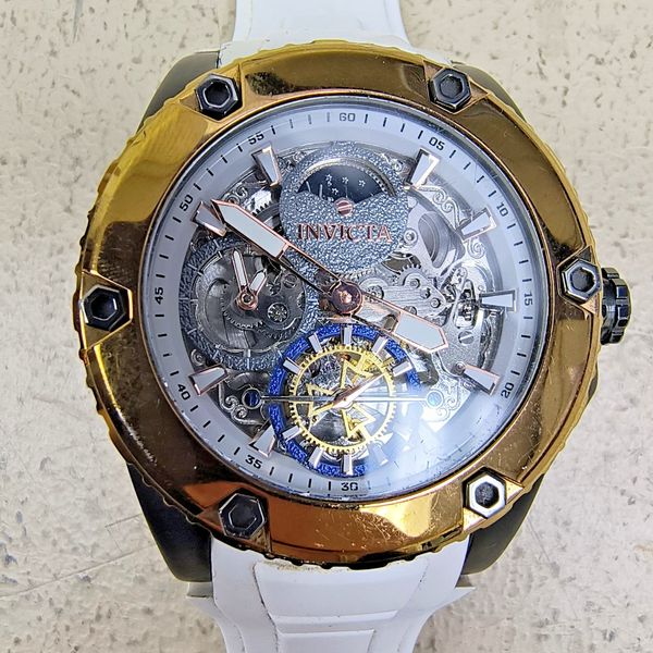 Invicta Akula Automatic Men's Watch - 51mm, White (42772) Good Shape ...