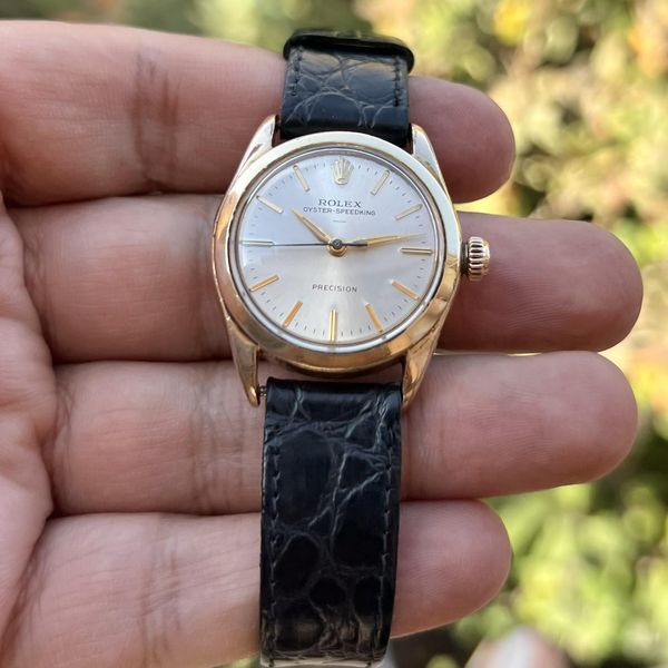 [WTS]RARE Rolex Oyster Speedking Precision 6418 Watch 50's 31mm $1900 ...