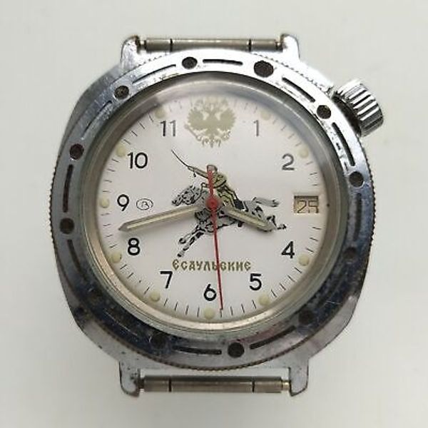 USSR Rare Watch Vostok Amphibia Original Automatic Diver 2414A - ESAULS ...