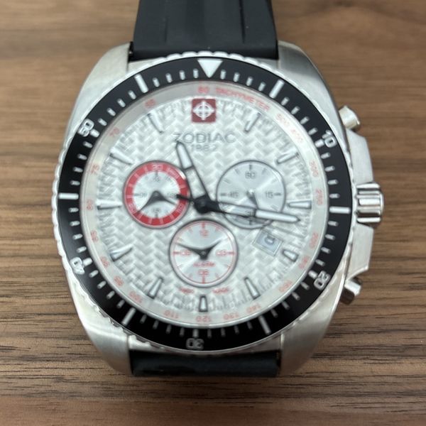 Zodiac Speed Dragon Chronograph Alarm - Great Condition ZO5506 - No box ...
