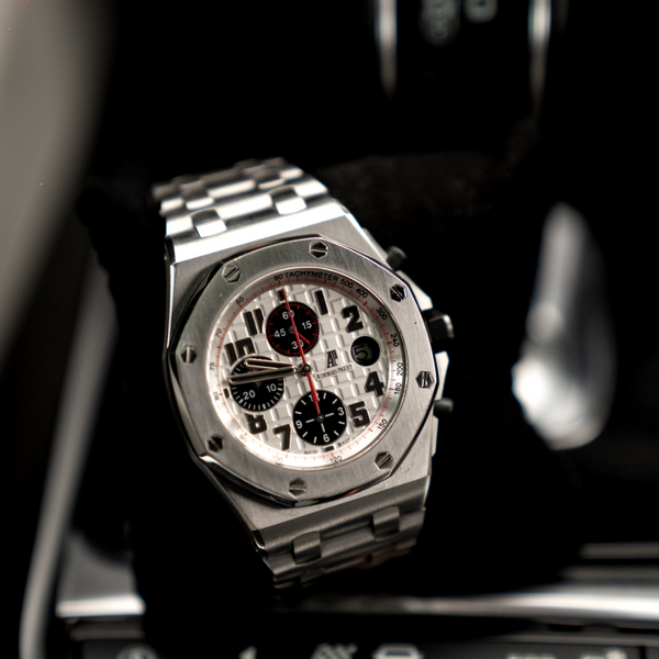 Audemars Piguet Royal Oak Offshore Chrono Panda White AP - 26170ST.OO ...