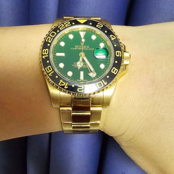 Rolex GMT Master 116718LN Jade Green Dial | WatchCharts Marketplace