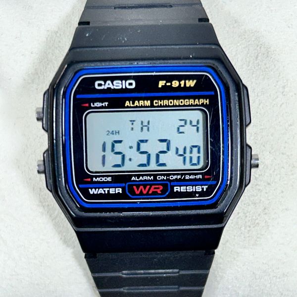 Vintage Quartz Wristwatch Casio F91W Module 593 Japan Brand ...