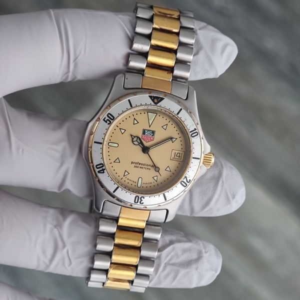 Tag Heuer 2000 Mid Size Gold Steel In Very Good Condition | WatchCharts ...