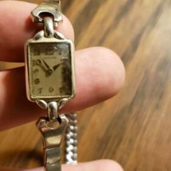 Ladies Watch Hamilton 14k Gold Filled L&K 1950 - 1960 Dome Glass ...