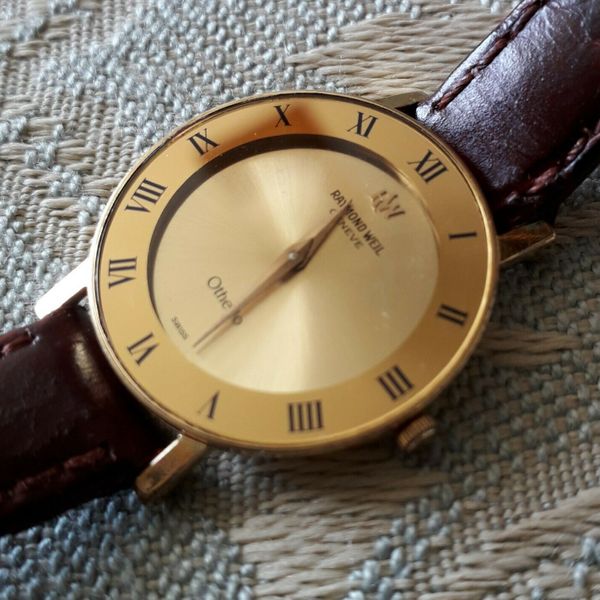 Raymond Weil Geneve Ladies Othello 144 Gold plated - very slim 3.75mm ...