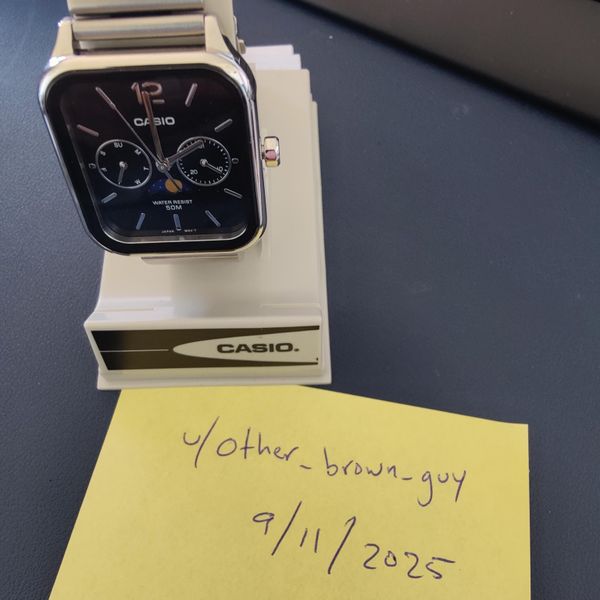 [WTS] Casio Moonphase "Apple Watch Homage" | WatchCharts Marketplace