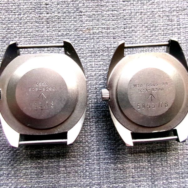 2 Genuine British military CWC mechs:1 R.N,1 Army. Both running.Poor ...