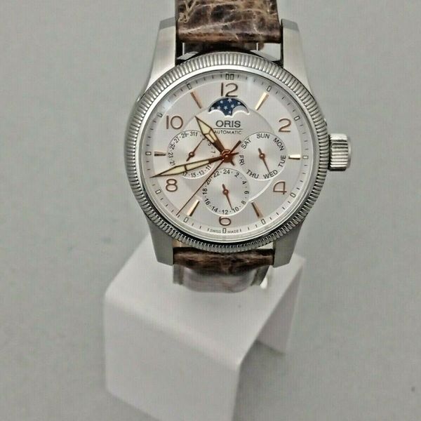 Oris Big Crown Complication Moon phase Automatic Wrist Watch Excellent ...