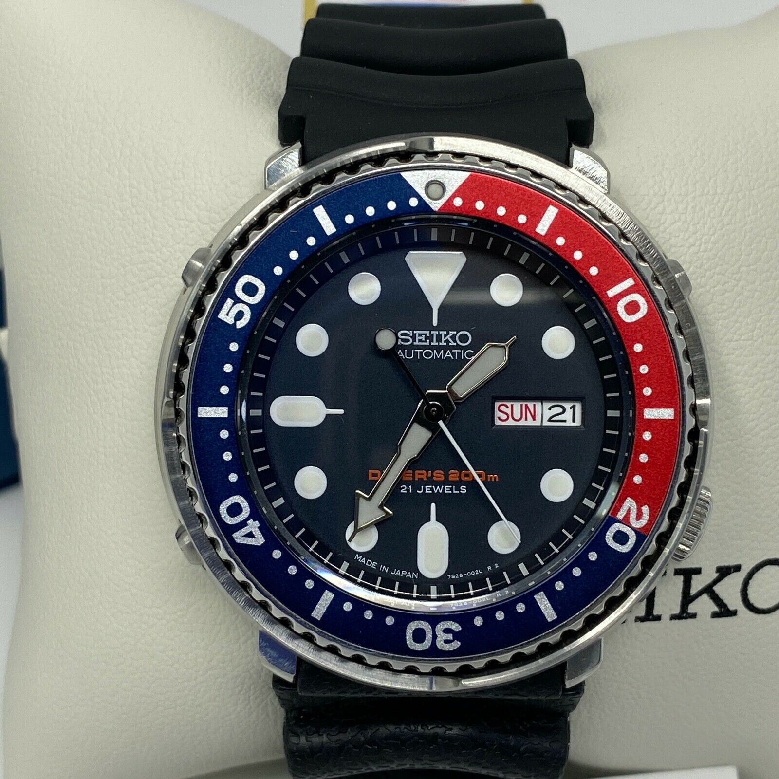 Seiko SKX009J1 w/ TigerUK Shroud MOD - Pepsi Dial Automatic MIJ ...