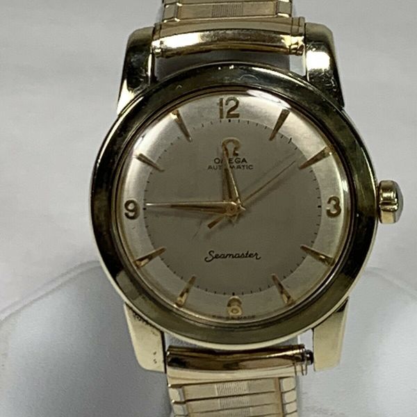 Vintage Men's Omega 354 Automatic 17 Jewel Seamaster Gold Plated Watch ...