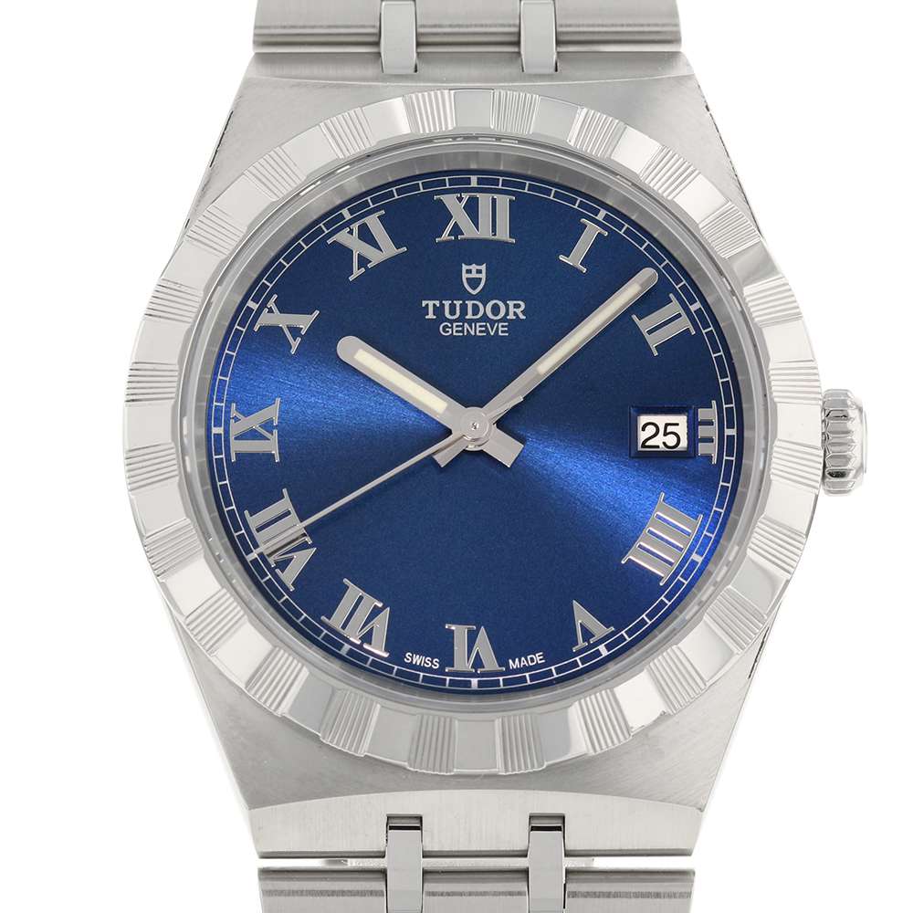 Tudor Royal Date 28500 TUDOR Watch Blue Dial [Security Guarantee] [Used ...