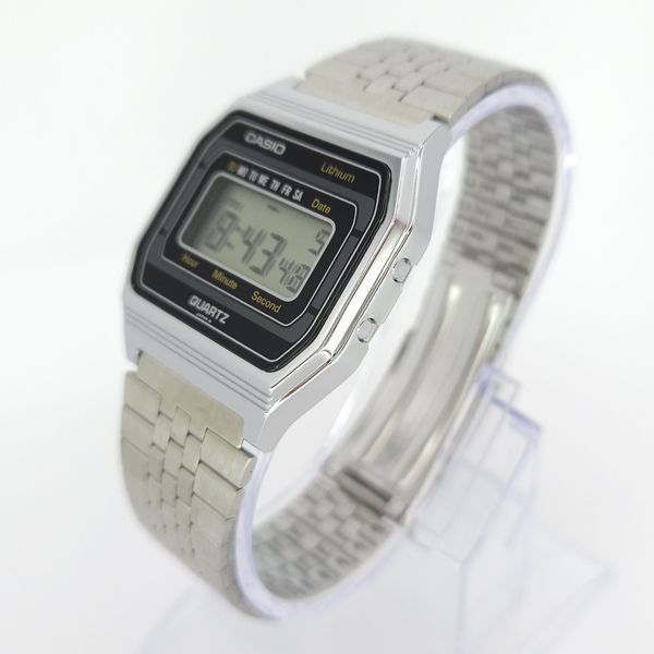 NOS CASIO B817 LITHIUM QUARTZ VINTAGE DIGTAL WATCH JAPAN 1982 ...