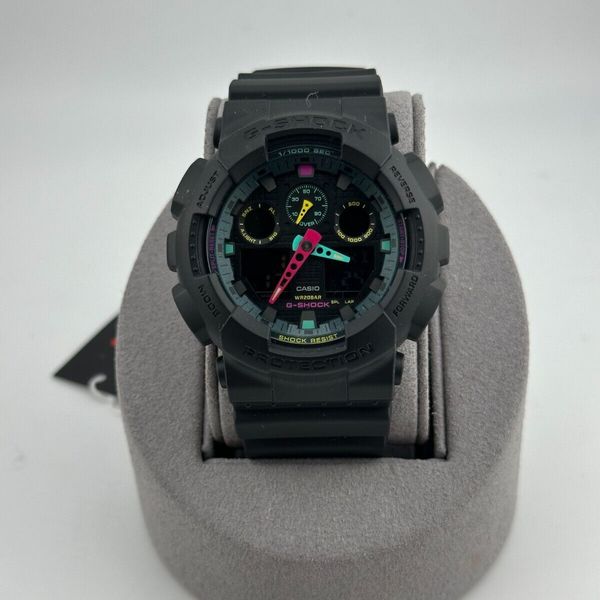 Casio G-Shock Vibrant Color Virtual World GA100MF-1A GA-100 SERIES New ...