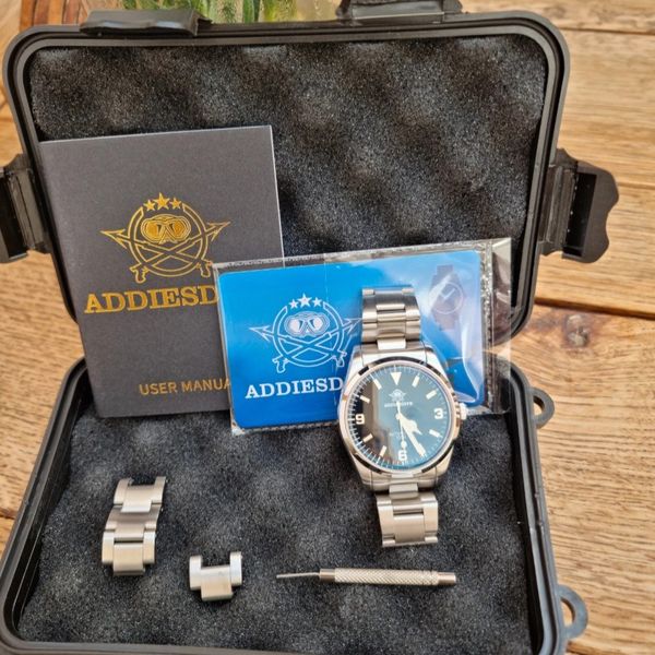 Addiesdive AD2112 - Explorer Style Pilot Watch - Seiko Automatic NH35 ...