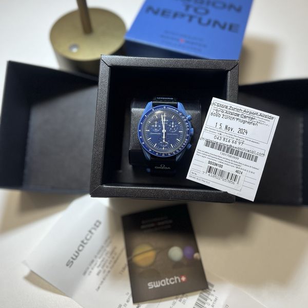 Omega X Swatch Speedmaster MoonSwatch Mission to Neptune | Nuovo New ...