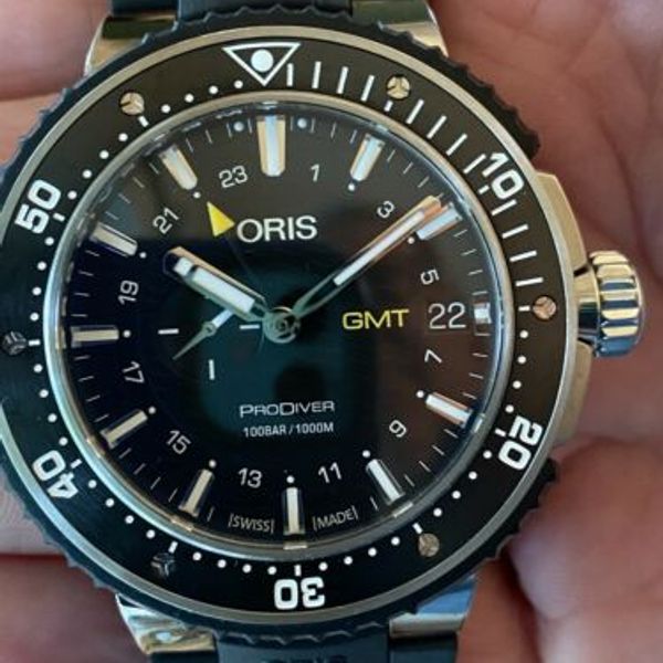 Oris Prodiver GMT; 49mm; Titanium; Auto mov’t; Full Kit; Ref #01 748 7748 7154 | WatchCharts ...