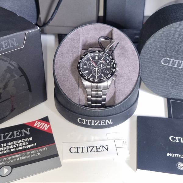 Citizen Eco-Drive Chronograph Men's Watch â Stainless Steel â Brand New ...