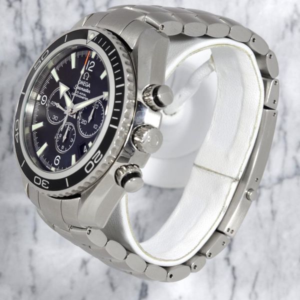 Omega: Men's 45mm Seamaster 2210.50.00 Planet Ocean Chronograph ...