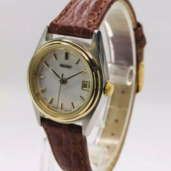 Ladies Seiko 7N82-0399 Analog Watch With Date - New Battery - Nice ...