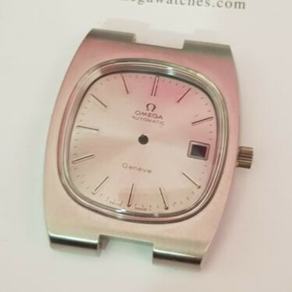 Omega automatic tv 1012.ref:166.0191 Box + Crystal + Dial + Crown. new ...