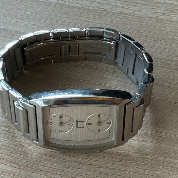 Dunhill Men Stainless Steel Dunhill Dual Time Quartz | WatchCharts ...